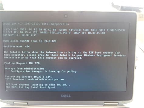 PXE Boot Failed Fortinet Community