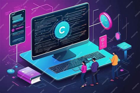 Premium Ai Image Software Code Testing Concept Illustration