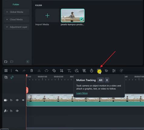 Guide On How To Use Motion Tracking In Filmora 12