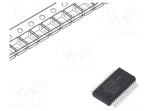 Atmega1608 Xfr Microchip Technology Ic Avr Microcontroller Ssop28 Interface I2c Pwm Spi