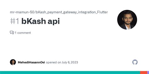 Bkash Api · Issue 1 · Mr Mamun 50bkashpaymentgatewayintegration
