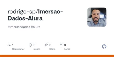 GitHub alura cursos imersaodados Projeto de data science para imersão dados