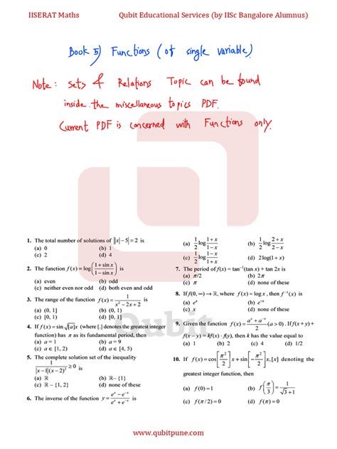 5 Functions Book Pdf