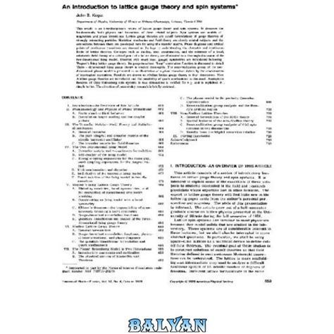 خرید و قیمت دانلود کتاب Introduction To Lattice Gauge Theory And Spin