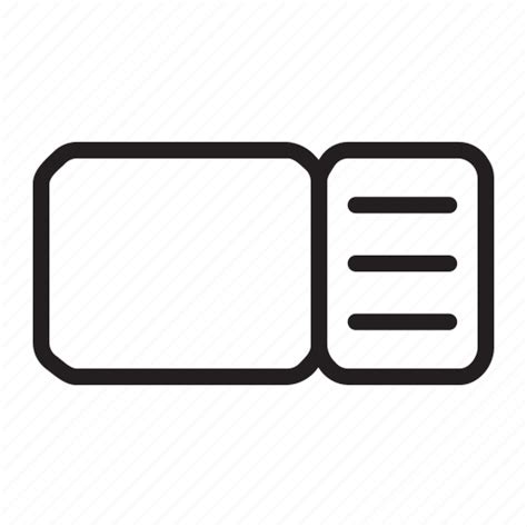 Plane Ticket Travel Passport Passage Airfare Boarding Icon