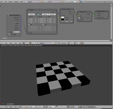 Simple Checkerboard Materials And Textures Blender Artists Community