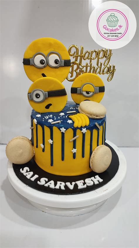 Minions Cake D Gocakes Lk Minions Cake Design Colombo