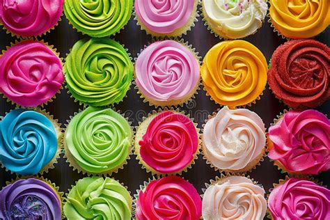 Swirled Cupcakes Stock Illustrations 163 Swirled Cupcakes Stock