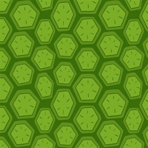 Free Vector Flat Turtle Shell Pattern