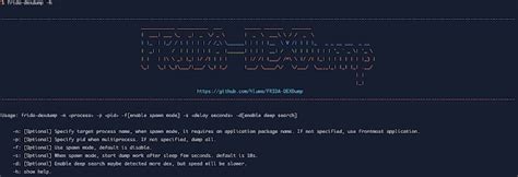 frida dexdump fast search and dump dex on memory