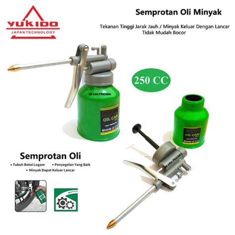 Jual Oil Can 250 Ml Kaleng Pompa Oli Botol Semprotan Oli Kaleng 250 Cc
