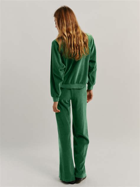 Zephyra Pants In Velour Suzie Kondi