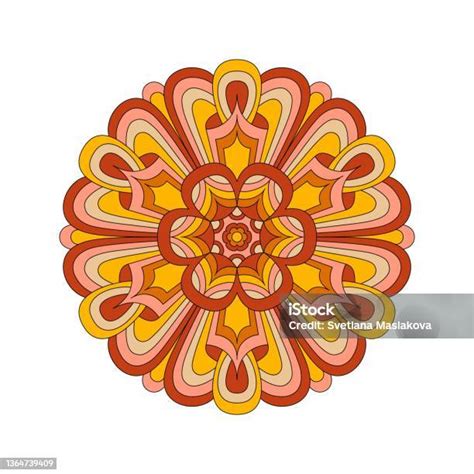 만다라 추상화 꽃 그림 장식 카드 등을 위한 장식 색칠 페이지 0명에 대한 스톡 벡터 아트 및 기타 이미지 0명 기하 도형 꽃 식물 Istock
