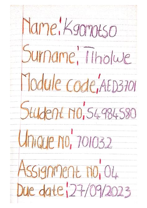 AED Assignment Aed Studocu
