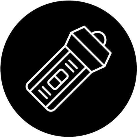 Premium Vector Flashlight Icon Style