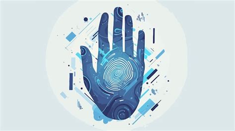 Secure Fingerprint Technology For Persons Hand Identification And Security Measures Premium Ai