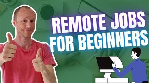 5 Best Remote Jobs For Beginners No Experience Needed Youtube