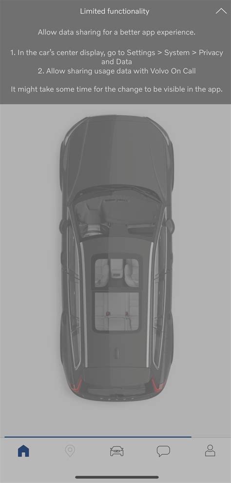 volvo cars ios app update issue 5 30 r volvo