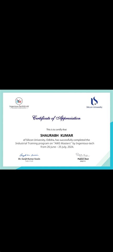 Shaurabh Kumar On Linkedin Aws Cloud Certification Ingenious Professional