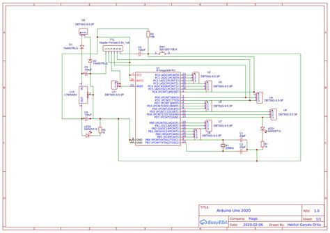 Arduino UNO Basico OSHWLab