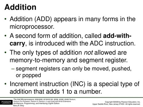 Ppt Chapter 5 Arithmetic And Logic Instructions Powerpoint Presentation Id4773327
