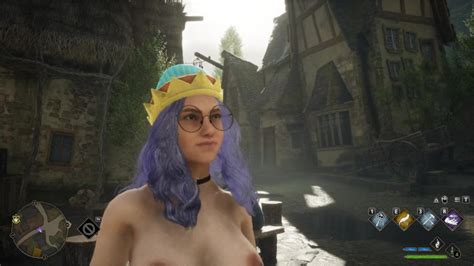 Hogwarts Legacy Мод на голое тело персонажа