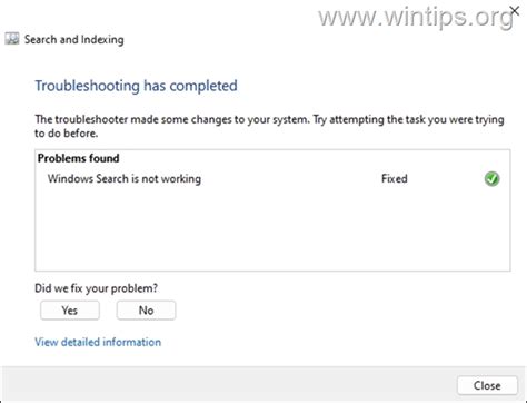 FIX Windows 11 Search Not Working And Returns No Results WinTips Org