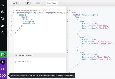 pimcore v6 8 6 graphql query not accepting variables · issue 304 · pimcore data hub · github