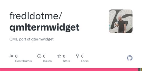 GitHub Fredldotme Qmltermwidget QML Port Of Qtermwidget