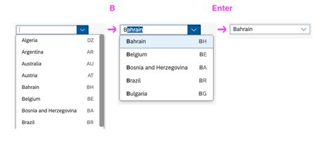 Combo Box SAP Fiori For Web Design Guidelines