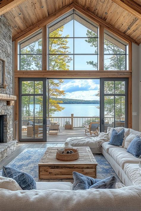 29 Cabin Decorating Ideas For A Wilderness Getaway 4 Lake House