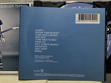 Cd John Mayer Heavier Things Oop Original Press Anubis Rock Hobbies