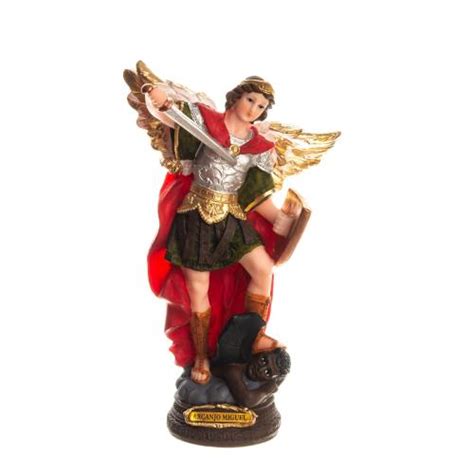 Sao Miguel 21cm De Resina Elza Decorações