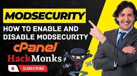 How To Enable And Disable ModSecurity In CPanel Web Security Made Simple YouTube
