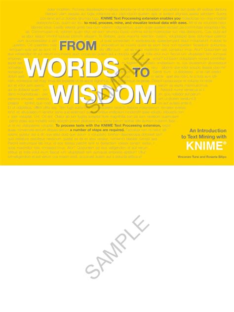 knime text mining sample pdf tag metadata part of speech