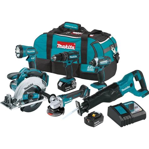 Makita Power Tool Combo Kits Power Tools The Home Depot