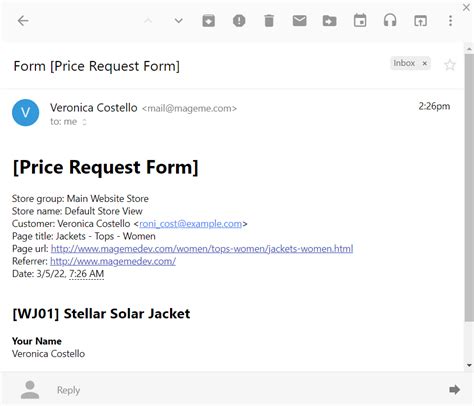 Magento 2 Custom Inquiry Form Plugin Enhance Customer Interaction