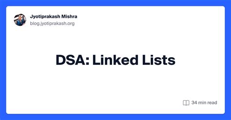 Dsa Linked Lists