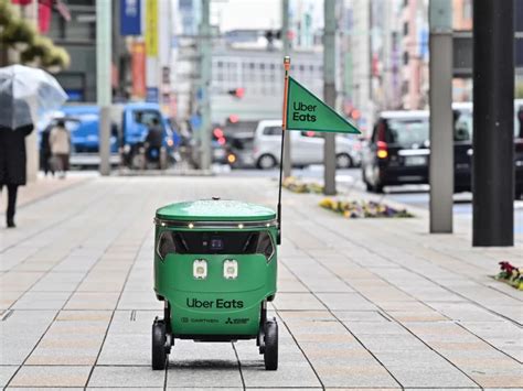 Uber Eats Launches Self Driving Robot Delivery Service In Tokyo