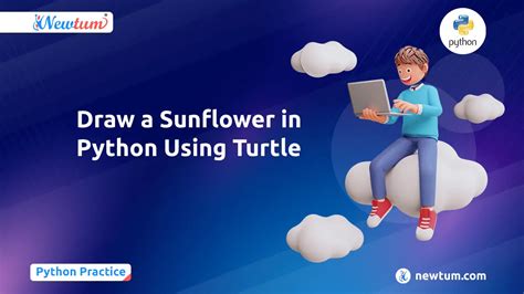 Draw A Sunflower In Python Using Turtle Newtum