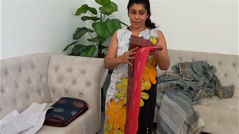 Cotton Saree For Wedding Function වෙඩින් අදින්න ලස්සන කොටිින් සාරි බලන්න Video No 1698 Youtube