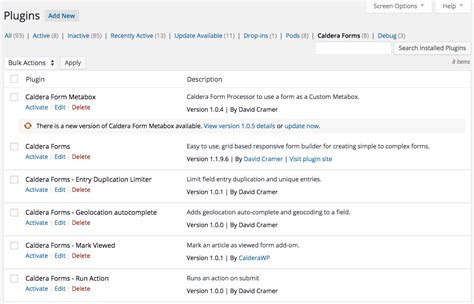 More Free Caldera Forms Add Ons Wordpress Form Builder Caldera Forms