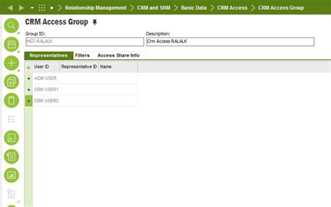 CRM Access Scenario IFS Community