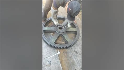 파워프레스 수리 기어 클러치 탭 Youtube