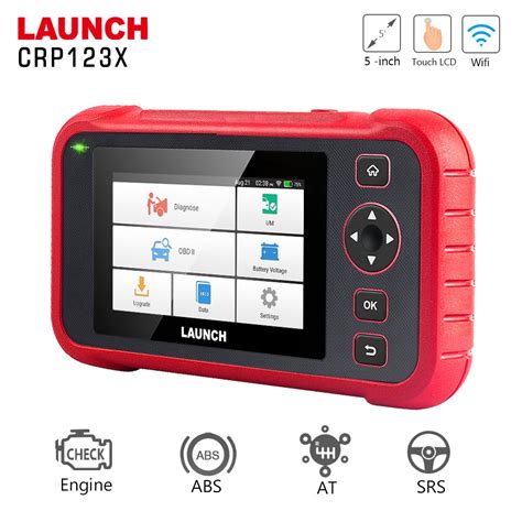 LAUNCH CRP123X OBD2 Code Reader For Engine Transmission ABS SRS Diagnostics With AutoVIN Service
