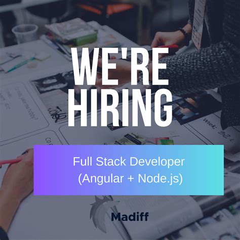 🚀 Were Hiring Full Stack Developer Angular Nodejs Fully Remote 🎯 Were Looking For