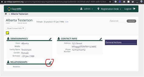 Why Can T I Edit Family Relationships Directly Quality Assurance OpenMRS Talk