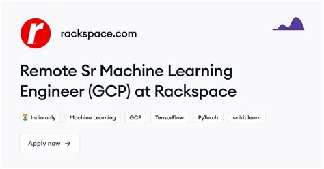 Himalayas On Linkedin Remote Sr Machine Learning Engineer Gcp Job At Rackspace