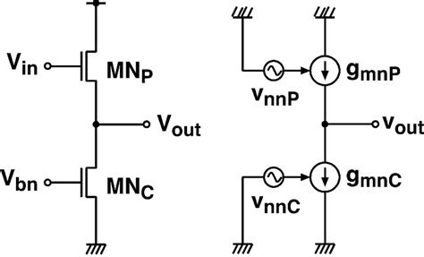 Source Follower And Equivalent Circuit For Noise Analysis Download