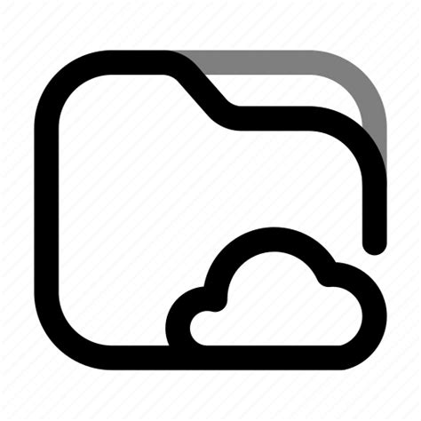 Cloud Folder Storage Archive Office Document Icon Download On Iconfinder